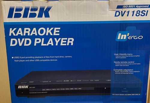 DVD плеер BBK DV118SI(B), Новый