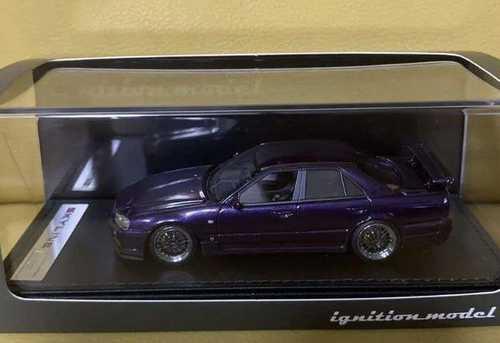 Модель Nissan skyline ER34 1/43 ignition