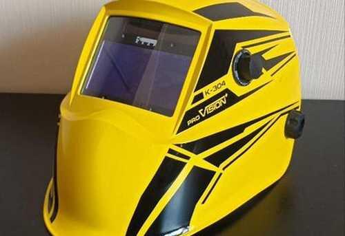 Сварочная маска Кедр К -304 Pro Vision жёлтая