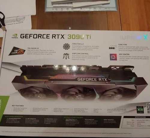 Видеокарта MSI GeForce RTX 3090 Ti suprim X RTX 3