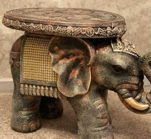 Напольный слон подставка столик стул
