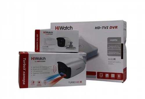 Уличное видеонаблюдение hiwatch HD-TVI 2 мп