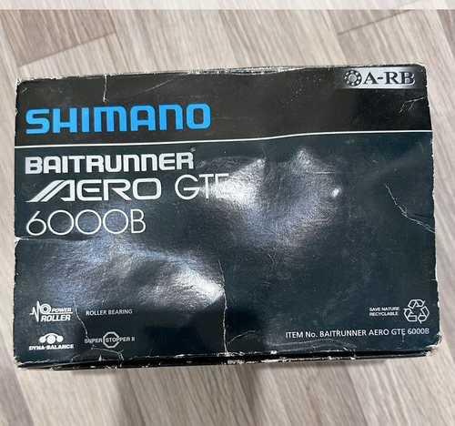 Катушка Shimano Baitrunner aero GTE 6000 B