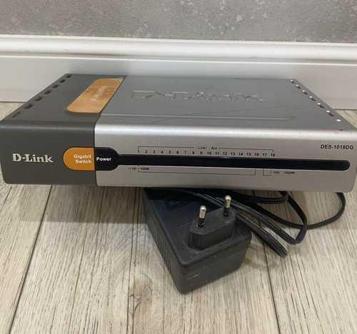 Гигабитный свитч D-link des - 1018DG