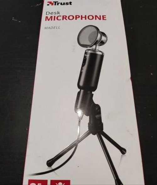 Микрофон Trust Madell, mini jack 3.5mm, Black