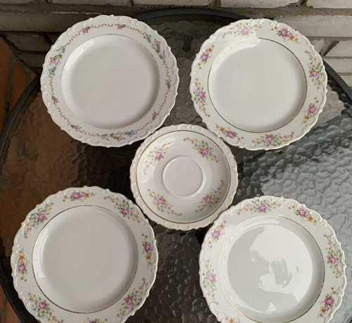 Фарфоровые тарелки старая Kahla Германия