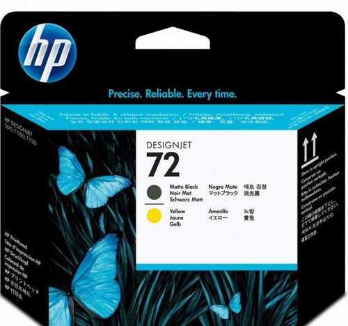 Картридж HP C9384A (№72, mate black, yellow) ориги