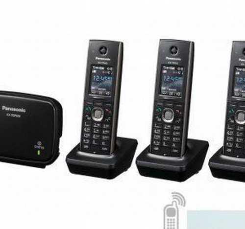 Voip-телефон Panasonic KX-TGP600 trio (3 трубки в комплекте)