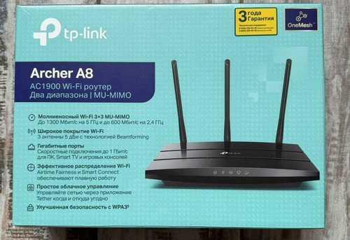 Wi-Fi роутер TP-link Archer A8 AC1900 новый