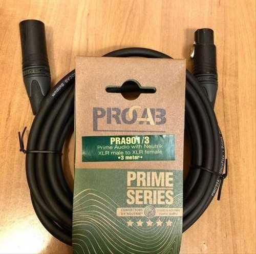 Аудиокабель XLR Procab PRA901/3