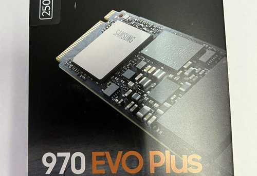 SSD диски Samsung 250GB 970 Evo Plus M2 (новые)