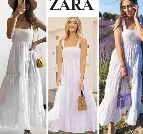 Новое макси платье бестселлер Zara M