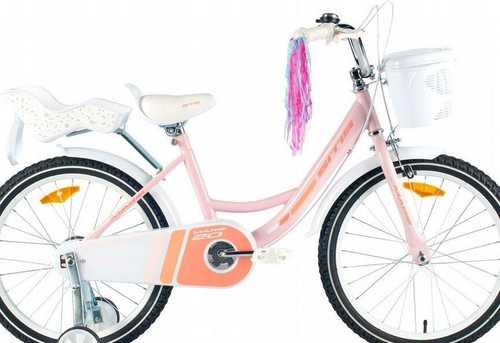 Велосипед sitis marie 20" (2024) Pink-White-Peach