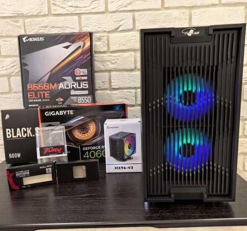 Игровой пк Ryzen 5 5600x Rtx 4060