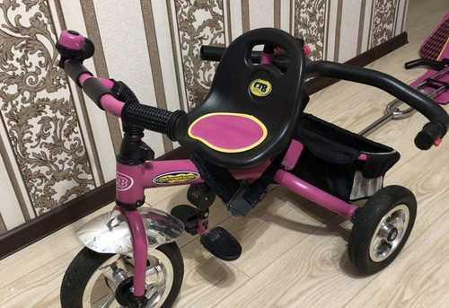 Детский трехколесный велосипед бу