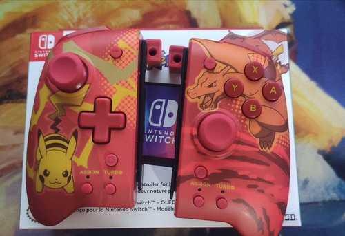 Контроллеры Hori Split Pad Pro Charizard & Pikachu