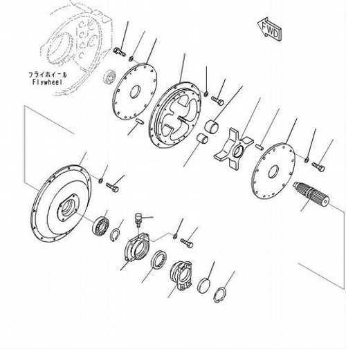 Вал komatsu. Запчасти komatsu