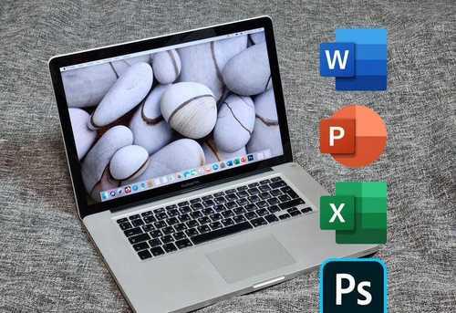 Macbook Pro 15 Core i7 16 SSD обслужен+офис G440U