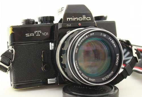 Фотоаппарат Minolta SRT101 с Rokkor-PF 1.4/58