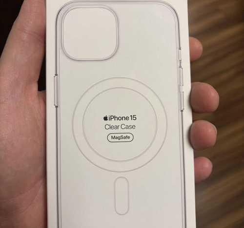 Чехол Apple MagSafe для iPhone 15, поликарбонат
