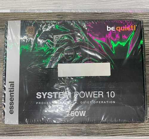 Блок питания be quiet system power 10 750W / BN329