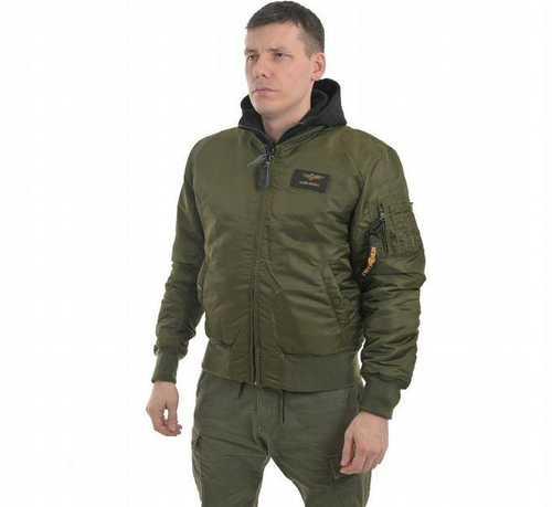 54043 Куртка Nord Denali Pilot Hooded, dark green