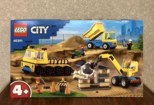 Lego City 60391 Строительные машины и кран