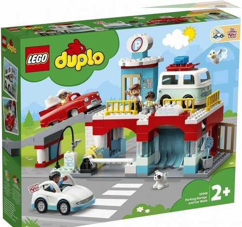 Конструктор lego duplo Гараж и автомойка, 112 дет