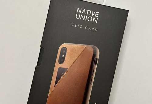 Чехол native union clic card iPhone X