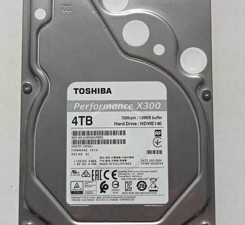 Toshiba 4TB X300 hdwe140 (Жёсткий диск)