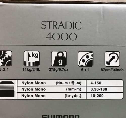 Катушка Shimano 23 Stradic 4000