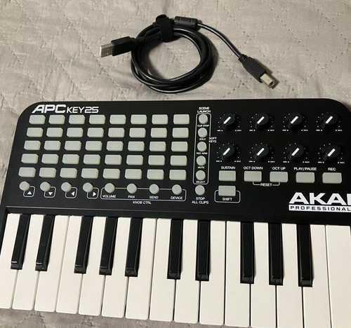 Midi клавиатура Akai APC key 25 (Midi контроллер)