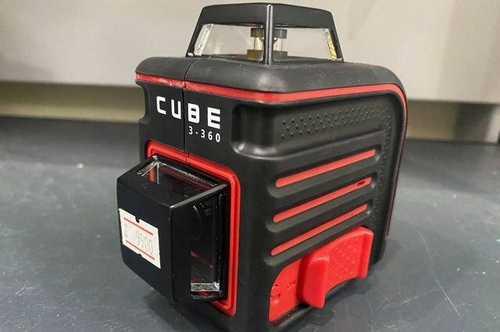 Лазерный уровень нивелир ADA Cube 3-360 red