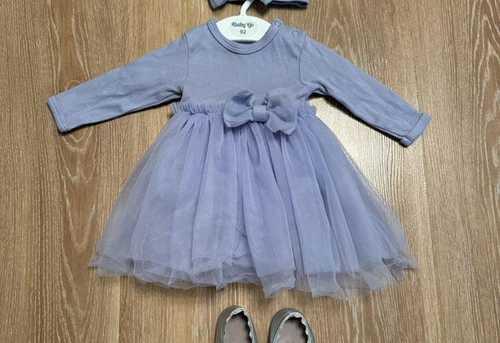 Платье на малышку 56-62 см