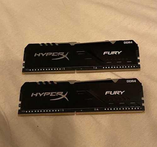 Оперативная память ddr4 hyperx fury 16gb