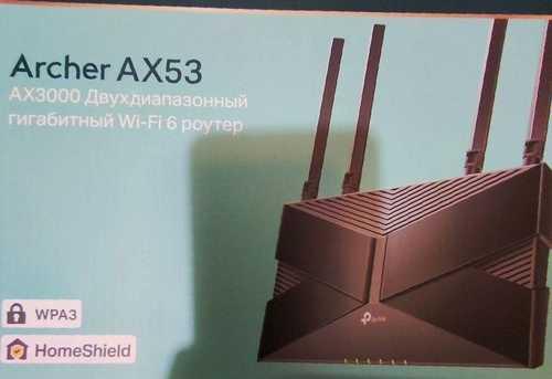Двухдиапазонный роутер archer ax53 wifi6 (новый)