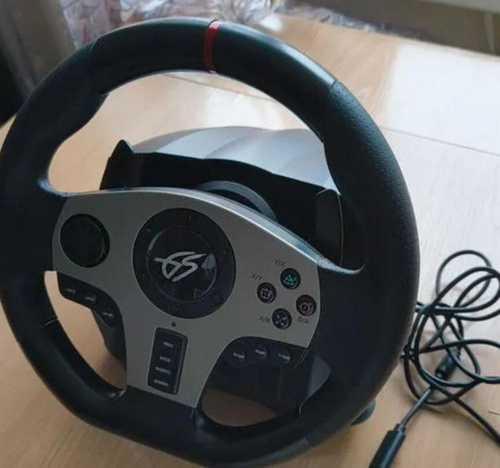 Игровой руль 900 градусов. Dexp Wheelman pro GT