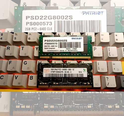 Озу SO-dimm DDR2 PC2-6400 2GB