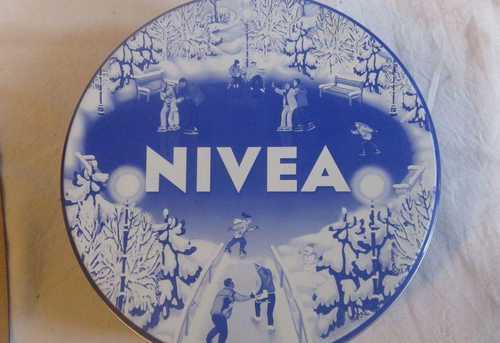 Nivea - металлическая банка под бижутерию 22,5 см