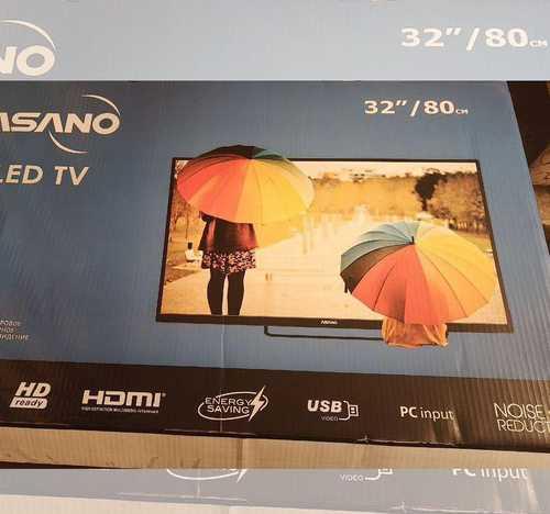 Asano Телевизор 32LH1110T 32" HD, черный