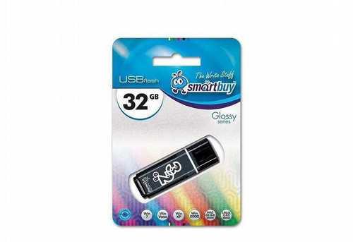 Флеш-накопитель Smartbuy Glossy series 32GB Black