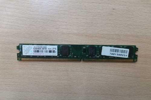 Оперативная память DDR2 transcend 2Gb 800MHz