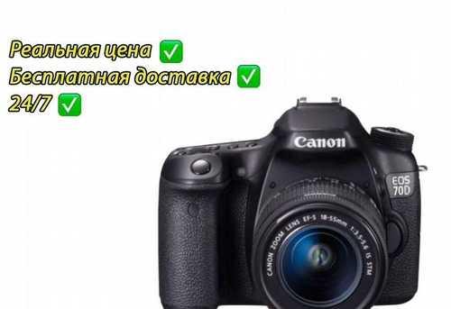 Фотоаппарат Canon EOS 70D Body