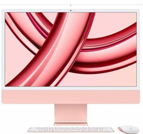Моноблок Apple iMac 24" 4.5K M3 8/10CPU 256SSD Pin