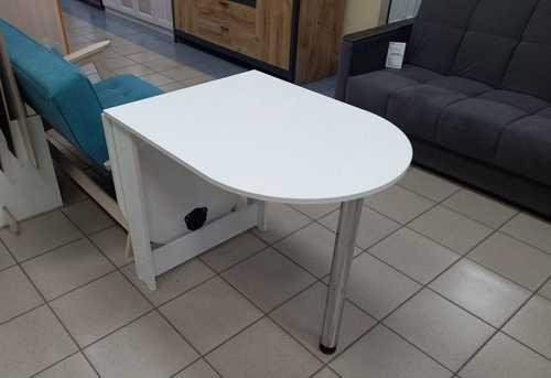 Кухонный стол белый раскладной сп-17