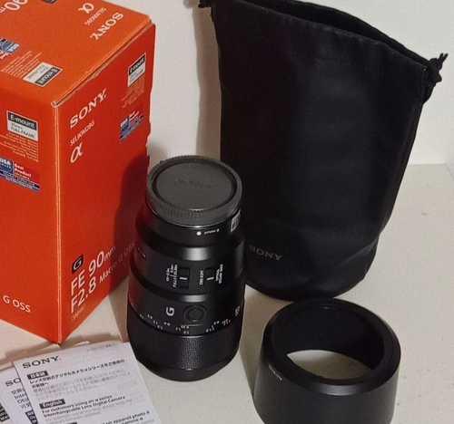 Объектив Sony 90 mm f2.8 macro G OSS