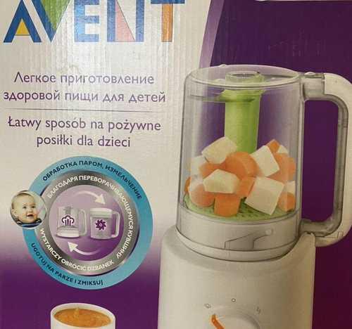 Пароварка блендер philips avent 2 в 1