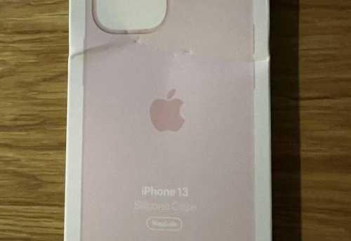 Чехол розовый на iPhone 13 с MagSafe