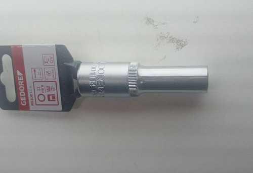 Головка торцевая 1/2" удлиненный 11 мм Gedore red