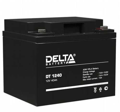 DT 1240, Батарея для дежурных систем Delta DT 12 В